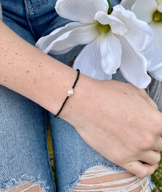 Gemstone Adjustable Bracelet - Jewelled Fox